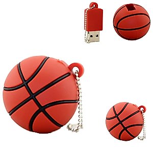 USB Thumb Drive 16 GB Flash Drive - Basketball USB Drive - Sports Flash Drive (Basketball)