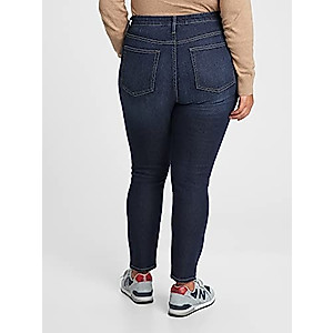 GAP Womens High Rise Favorite Jegging Jeans, Dark Moon, 28 Regular US