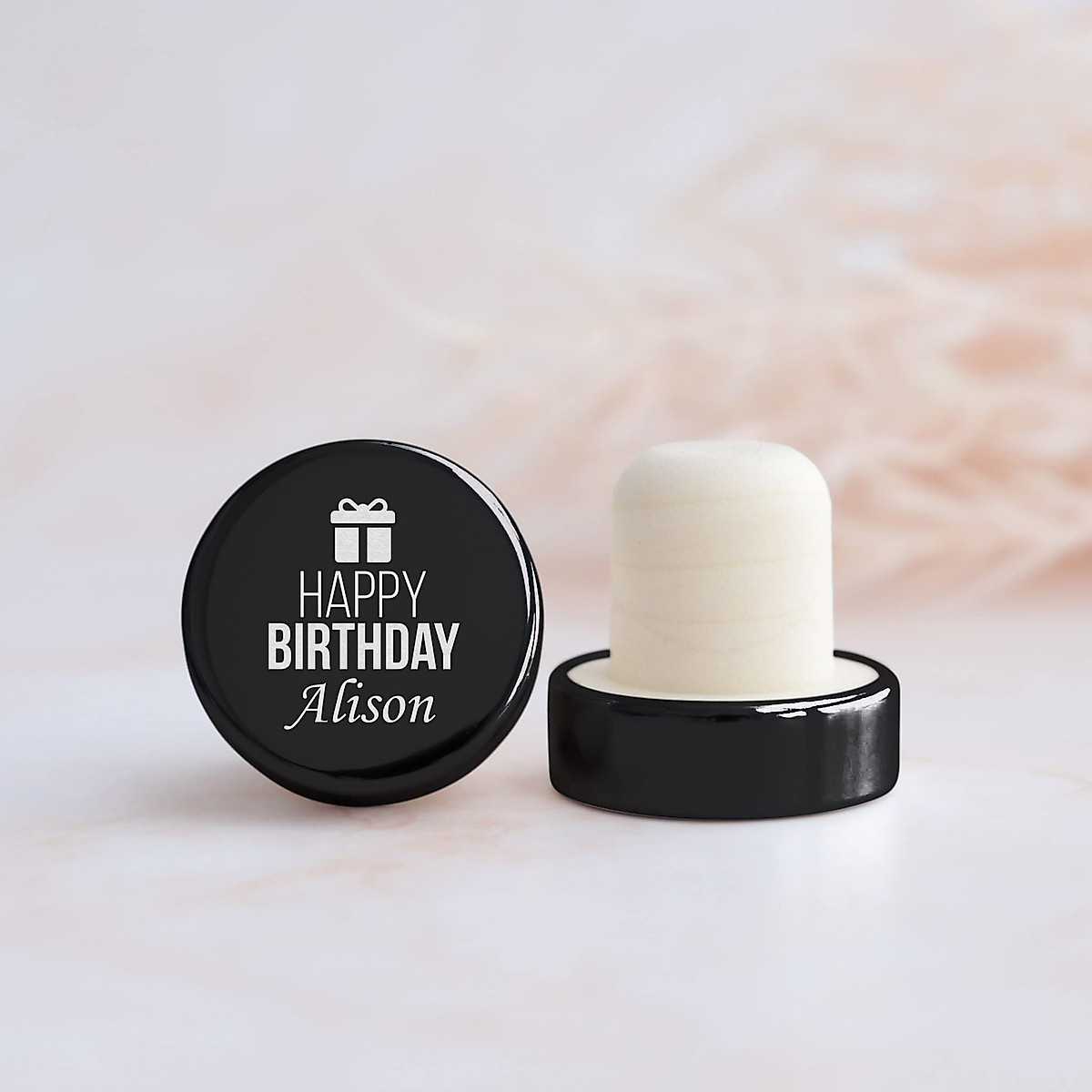 Custom wine bottle stopper for party favors, personalized engraved wedding gifts set, house warming gift new home, It's wine o clock, wedding favors for guest in bulk