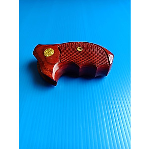 BMPL Hardwood New Taurus Model 85 856 M 85 M85 M856 .38 Special 2" 2 inch Grips Hard Wood Smooth Finger Groove Handmade Handcraft