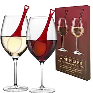 Wine Wand Wine Filters Histamine ＆ Sulfite Remover, the Wand Wine Purifier, Wine Wands Filters - Pack of 8