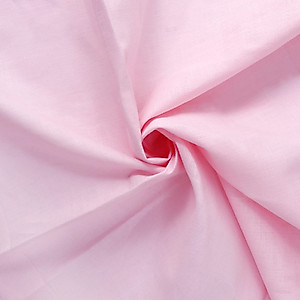 HOULIFE Men's Cotton Handkerchiefs, Solid Color 60S Soft Cotton Hankies for Men Women 6/12PCS 15.7"×15.7" (Pink, 12 PCS)