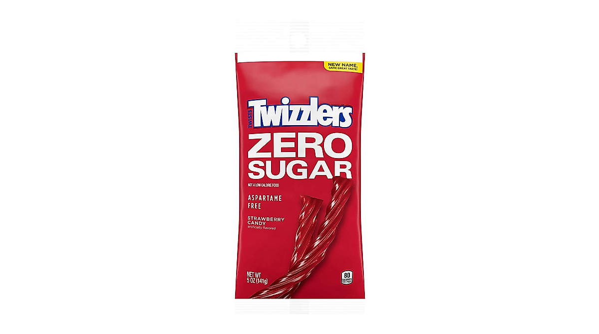 Sugar-Free Strawberry Twizzler Twists - 5 oz Bulk Pack