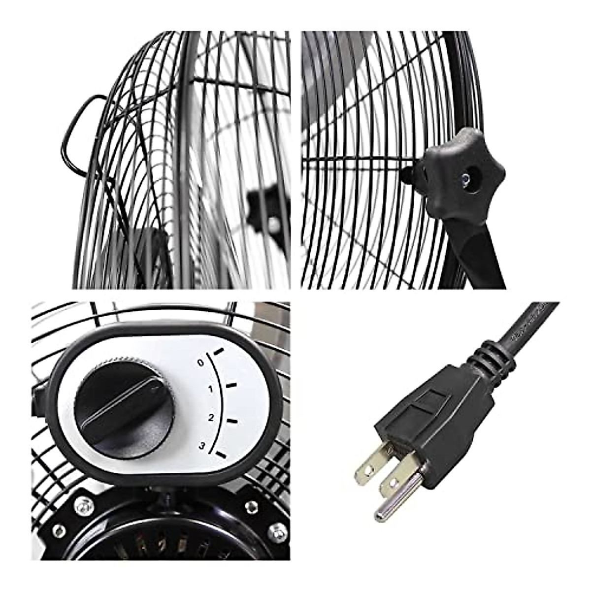 Big Air | Industrial Grade Air Circulator for Garage, Shop, Home, Barn Use (20" Floor Fan)