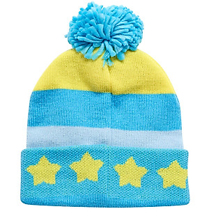 Nickelodeon Boys' Baby Shark Winter Hat and 2 Pairs of Mitten Set (Toddler), Size Age 2-4, Baby Shark Blue/Yellow Glove
