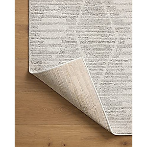 Loloi II Kamala Collection KAM-02 Ivory/Silver 7'-10" x 10' Area Rug