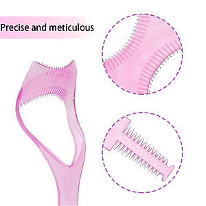ReNext 1 Piece Magic Useful Cosmetic Mascara Eyelash Comb Applicator Helper Guide Card Tool