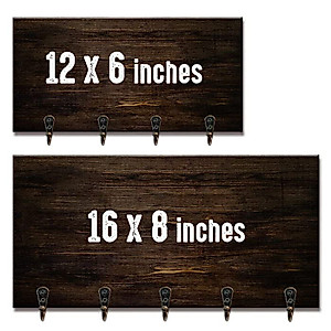 Pawfect House Home Sweet Home, Personalized Key Hanger, Key Holder, Fathers Day, Birthday Gifts for Husband, Gifts for Wife, Wall Key Hanger Wooden Decorative Family Sign with Hooks (Couple & 2 Kids)