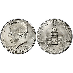1976 S 40% Silver Kennedy Half Dollar US Mint Brilliant Uncirculated