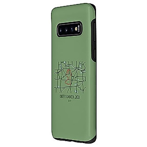 Galaxy S10 Dirty Kanza 200 Flint Hills, Emporia Map Case