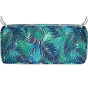 NettyPro Patio Bench Swing Cushion Cover Water Resistant UV Protection Outdoor Furniture Loveseat Cushion Slipcover with Zipper, Replacement Cover Only, 59 x 18 x 3 Inch