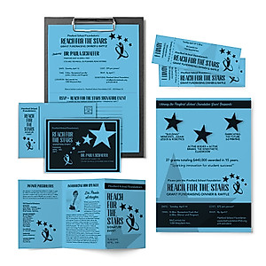 Astrobrights® Color Card Stock, 8 1/2" x 11", FSC® Certified, 30% Recycled, 65 Lb, Lunar Blue, Pack Of 250