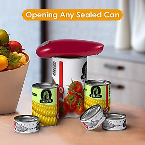 Llfaiww, Electric Can Opener, Restaurant Can Opener, Smooth Edge Automatic Electric Can Opener! Chef's Best Choice