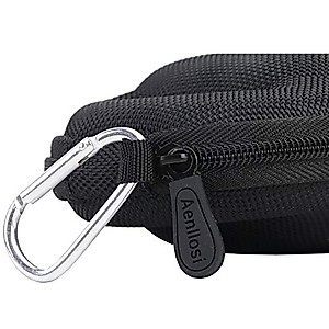 Aenllosi Hard Carrying Case Compatible with JBL Clip 4 Waterproof Portable Bluetooth Speaker (Black)