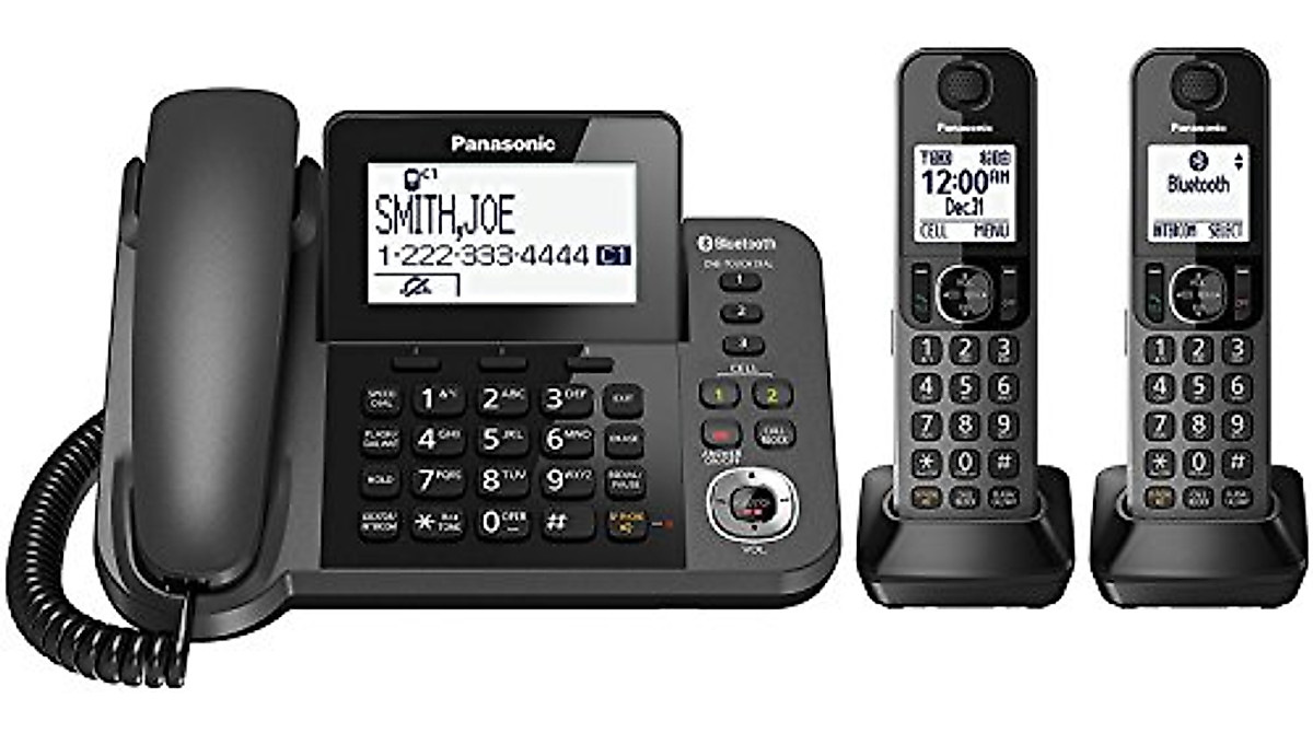 Panasonic KX-TGF382M Link2Cell Bluetooth Cordless Phone System