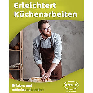 Rösle Baics Line Stainless Steel Bread Knife, 8 in Blade