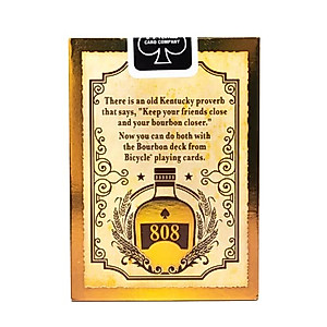 Bicycle Bourbon Playing Cards Brown'