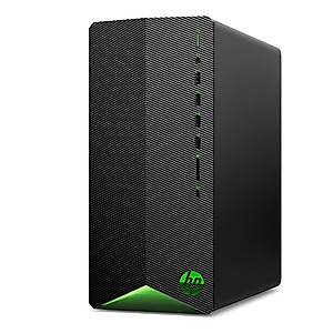 HP Pavilion Gaming Desktop Computer AMD Ryzen 5000 Series Hexa-Core Ryzen 5 5600G (Beats i5-10600) 16GB RAM 1TB SSD AMD Radeon RX 5500 4GB Graphic USB-C Bluetooth Win10 Black + HDMI Cable