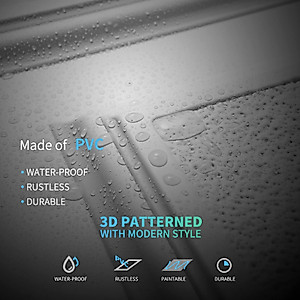 Art3d Drop Ceiling Tiles 24x48 inch White (12-Pack, 96 Sq.ft), 3D Wainscoting Panels Glue Up 2x4 FT