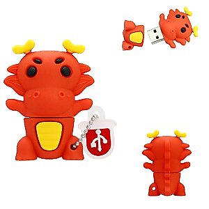 Dragon Flash Drive - Dragon Pen Drive - USB Memory Stick - Fun Thumbdrive (Dragon)