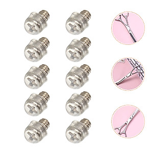 Balacoo 10pcs Hair Scissors Rubber Silencer Rubber Muffler Hair Scissor Silencer Accessories Styling Tools Barber Salon Replacement 2. 5MM Random Color