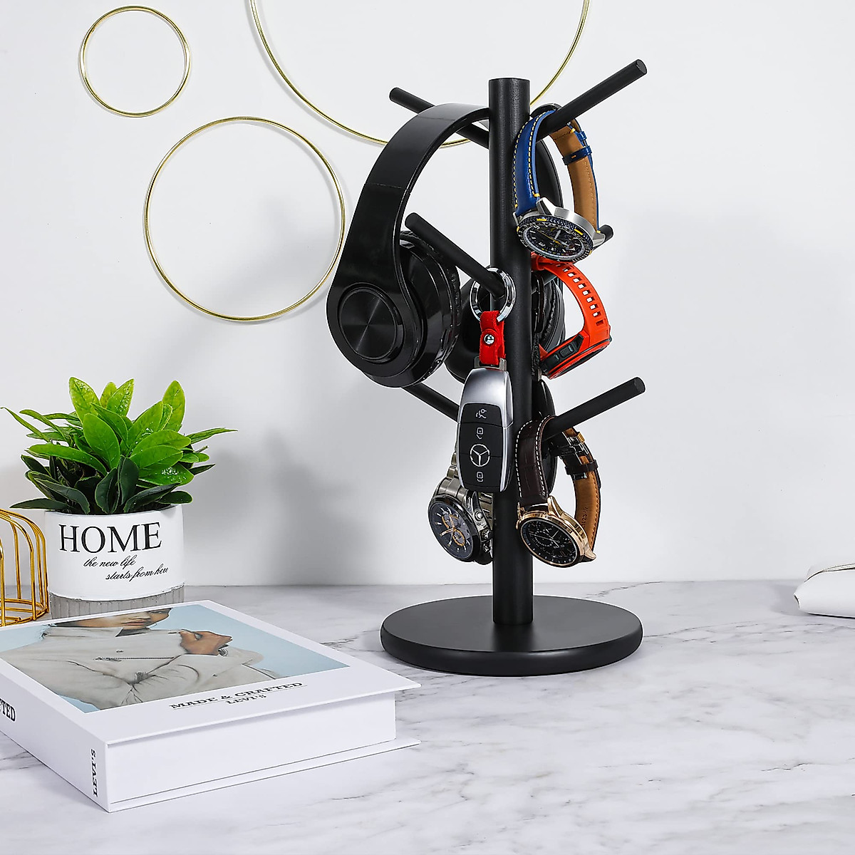 MyLifeUNIT Mug Holder Tree (Black)