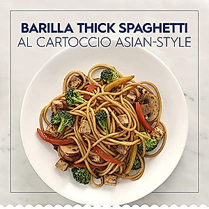 Barilla Thick Spaghetti Pasta, 16 oz. Box (Pack of 20) - Non-GMO Pasta Made with Durum Wheat Semolina - Kosher Certified Pasta