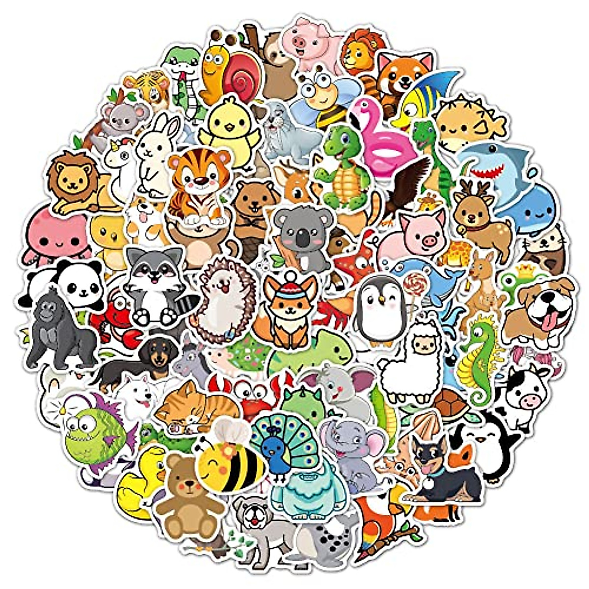 WABOOC Scrapbook Supplies/Stickers for Kids Teens Journaling/Vision Board Supplies Waterproof Vinyl Planner/Valentines Stickers for Water Bottle, Sticker Book, DIY Stickers for Journaling 100PCS
