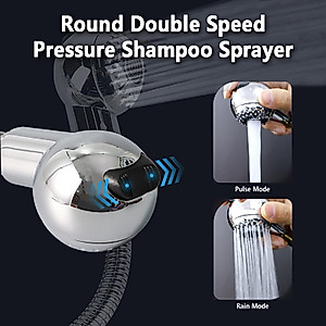 Fancemot Salon Faucet Parts, Barbershop Shampoo Bowl Faucet, Shampoo Bowl Hose, Shampoo Sprayer, Shampoo Sink Vacuum Breaker, Shampoo Bowls Sink Parts