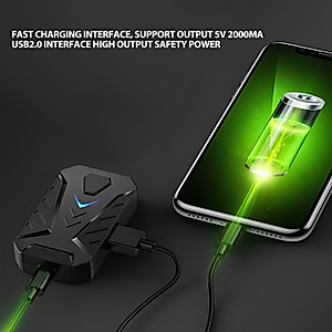 Half Hand Gaming Keyboard and Mouse Combo, 4 in 1 Mobile Game Combo Pack, Mobile Gamepad Controller, One Handed Gaming Keyboard, Mouse Converter, Adjustable Phone Stand