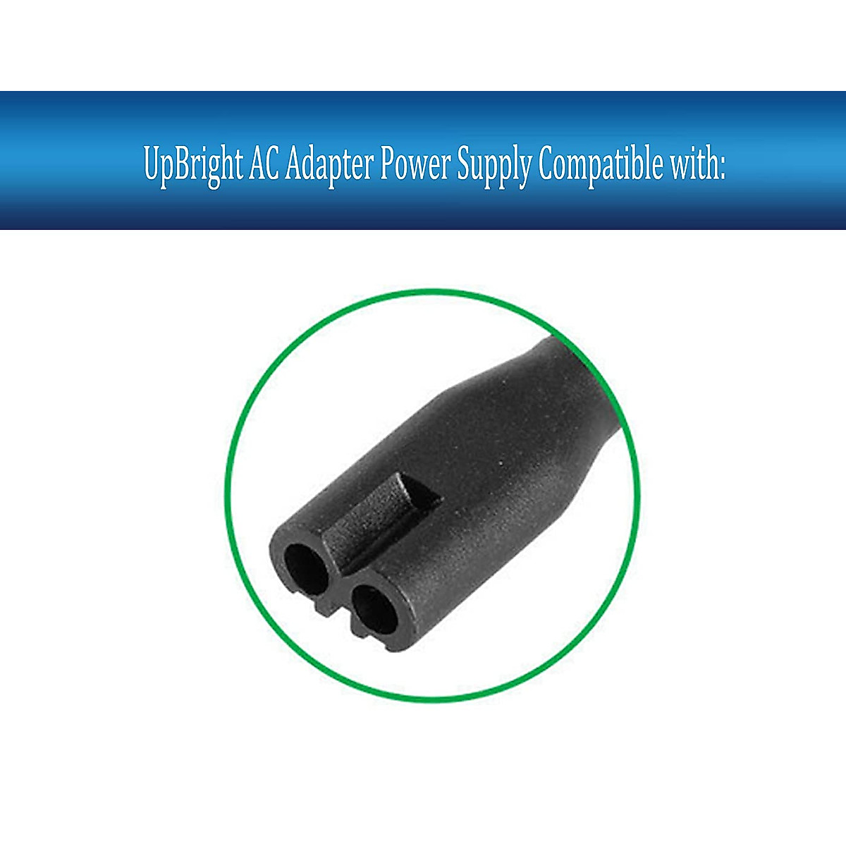 UpBright 2-Prong AC Adapter Compatible with Wahl 8591L 8591 L 08591-1024 08148-508 8148-100 8148 8159 81919 5 Star Series Magic Clip Cordless Designer 785024 785225 Lithium-Ion Clipper Battery Charger