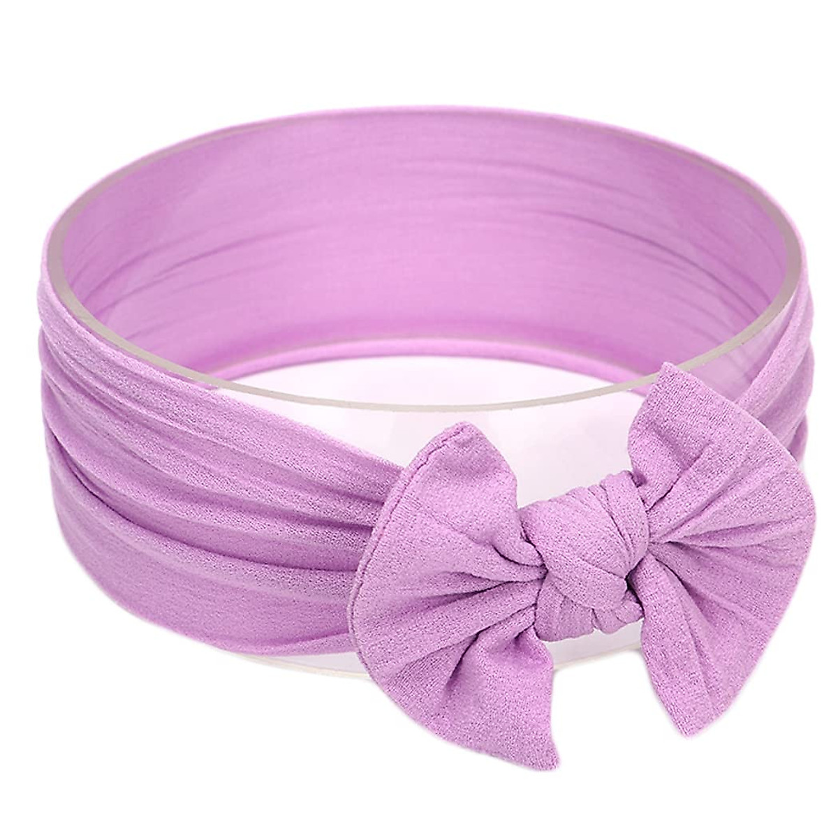 DANMY Baby Girl Nylon Headbands Newborn Infant Toddler Hairbands Knotted Children Soft Headwrap Hair Accessories