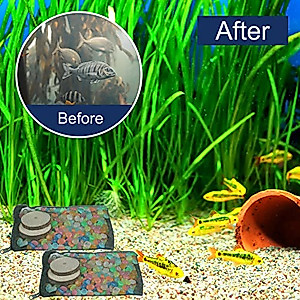 Shappy 20 Pack Aquarium Filter Bags 5.9 x 8 Inch Fine Black Filter Media Bags High Flow Fine Mesh Bags Reusable Nylon Bags with Zipper for Fine Resins Filter Activated Carbon Fresh Saltwater Tanks