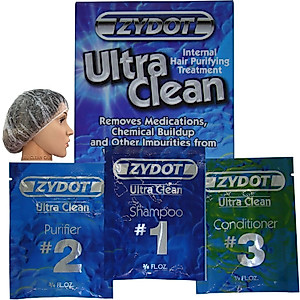Zydot Ultra Clean Hair Detox Shampoo & Conditioner Kit, Removes Medications, Chemical Buildup & Impurities, Deep Cleansing Shampoo with Purifier & Conditioner for Hair Shaft Detox