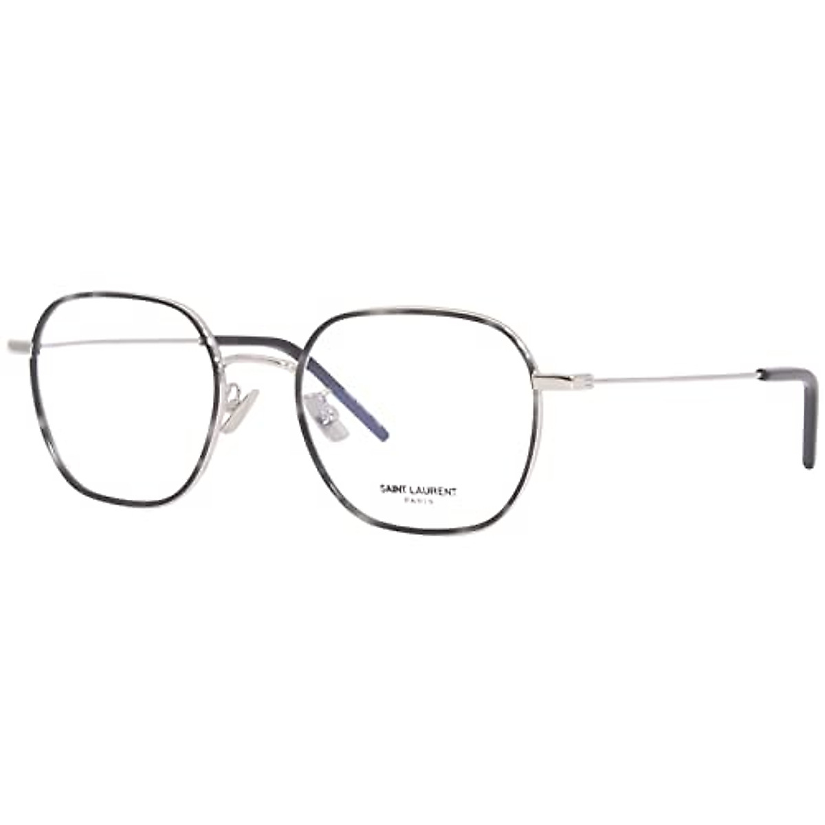 Saint Laurent SL 397/F 002 Silver Metal Square Eyeglasses 52mm