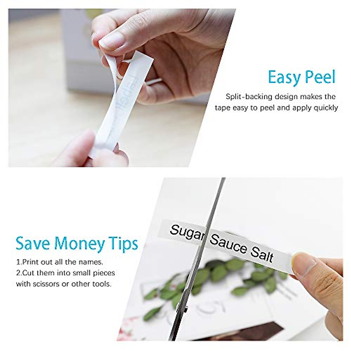 Samshion M-K231s Compatible with Brother P Touch M Tape 12mm 0.47 White M-231 MK231 M-231 M-K231 Label Maker Refill for Brother Ptouch PT-65 PT-M95 PT-90 PT-80 PT-70BM PT-45, 6 Pack, 26.2 Feet