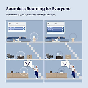 Tenda Nova Mesh WiFi System (MW3)-Up to 2000 sq.ft. Whole Home Coverage, Replaces WiFi Router and Extender, Single Add-on unit simply connects to an existing Nova Mesh WiFi network via the App, 1-pack