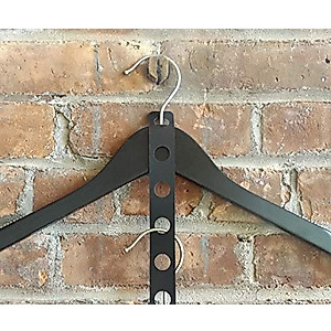 NAHANCO BPB16/25 Plastic Coordinate Display Hanger Strip, Black (Pack of 25), 15 3/4 inches