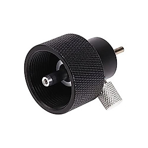 COLOR TREE Airsoft Propane Filling Adapter for Green Gas Tank with Silicone Oil Port Gas Adapter Avoid Leak Black