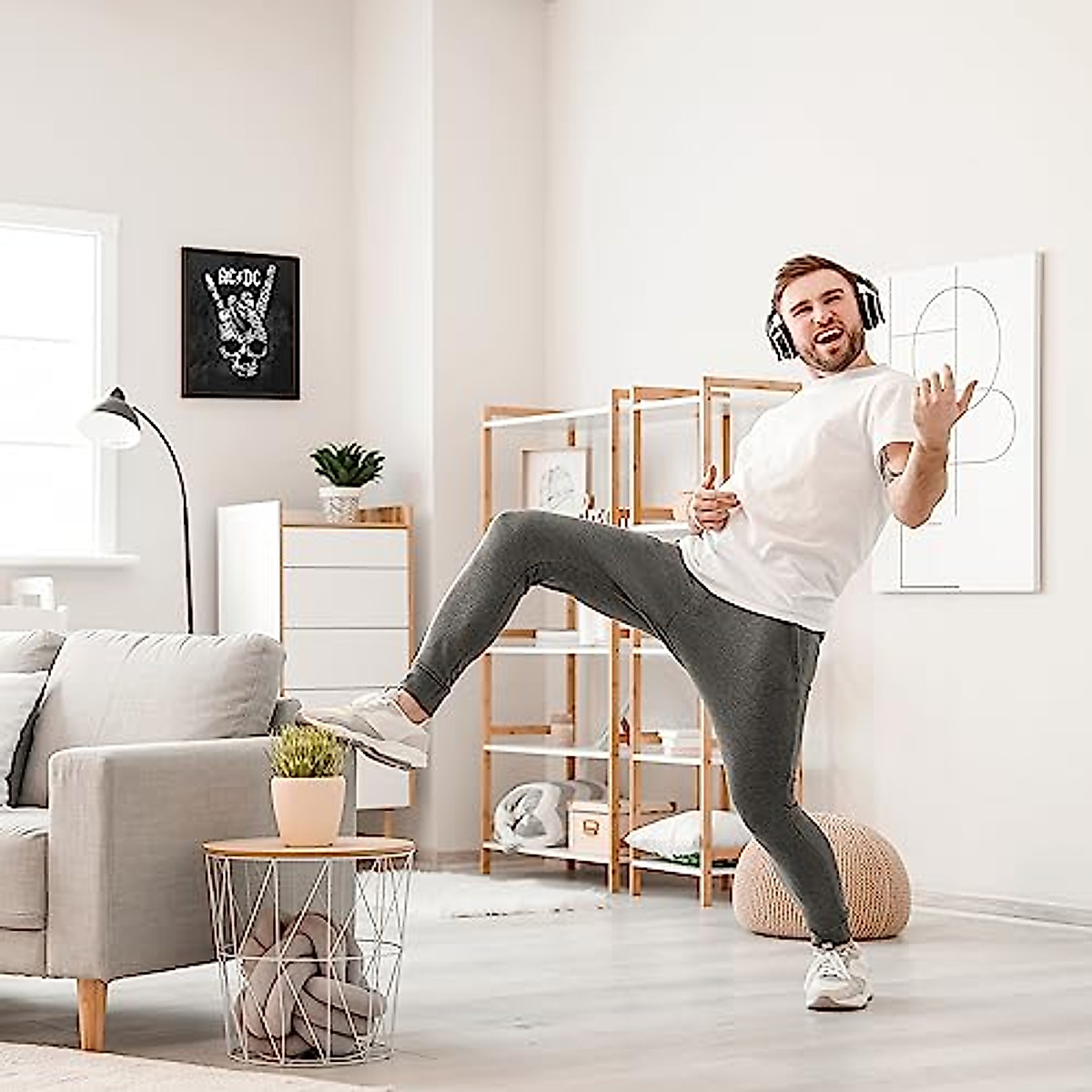 AC/DC Band - Highway To Hell, Iconic Rock Band Song Print, Music Wall Art Decor For Music Room Decor, Studio Decor, Office Decor, Man Cave & Living Room Decor, Unframed Wall Print - 8x10"