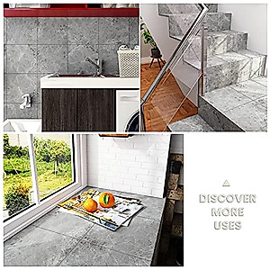 CHICHOME 16-Pack 12x12 Inch Grey Peel and Stick Floor Tile Bathroom Waterproof Marble Vinyl Flooring Tiles Self Adhesive Removable Kitchen Stick Floor Tiles Decorative for Bedroom Basement Floor