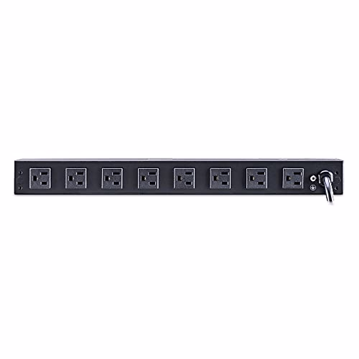 CyberPower PDU15M2F8R Metered PDU, 100-125V/15A, 10 Outlets, 1U Rackmount, Black