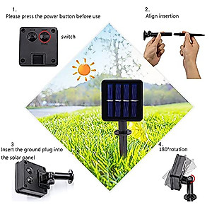 WYNDCM Christmas Curtain String Lights, Solar Pine Cone String Lights Waterproof Fairy Light for Home Garden Decor Lights Xmas Tree Wedding Party Festival Decoration,3,7M50Lights