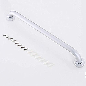 FHSRAEIP Grab Bars Safe Handrail Grab Bar Rail Bathroom Handrail Support Handle,Shower Safety Handle,Bathtub,Toilet, Kitchen,Stairway-Silver-50cm