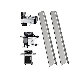 22.5 inch Flavorizer Bars Replacement Compatible for Weber 7536, Spirit 300 E310 E320 S310 S320, Spirit 700, Weber 900, Genesis Silver B C, Genesis Gold B C, Replace for Weber 7537, 65903 (7536-2Pack)