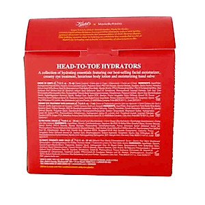 Kiehl's Head-to-Toe Hydrators Holiday Gift Set:: Creme de Corps Body Moisturizer, Creamy Eye Treatment with Avocado Nourishing Eye Cream, Ultra Facial Cream, and Ultimate Strength Hand Salve