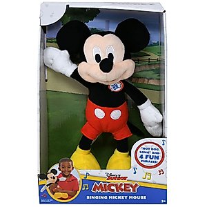 Disney Mickey ‘Hot Dog Song” 12” Singing Plush Toys