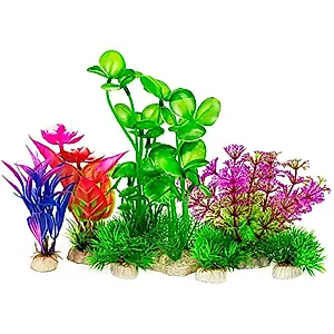 ULIKEYEAH 7PCS Aquarium Decorations Plants, Decorations for Aquarium, Fish Tank Accessories Plants for Household and Office Aquarium Simulation
