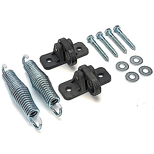 Xiaoyudou Porch Swing Hanging Kit - 750lbs Chrome Springs for Porch Swing, Hanging Chairs, Hammocks and Hammock Chairs (2 Pack)