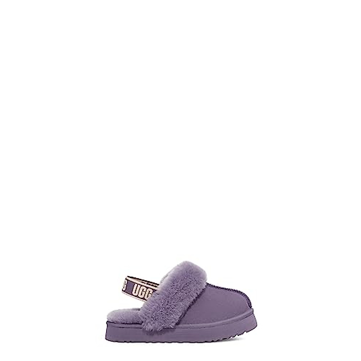 UGG Unisex-Child Funkette Slipper, Lilac Mauve, 4 Big Kid